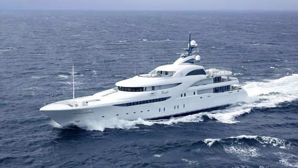Superyacht Graceful delivered by Blohm+Voss